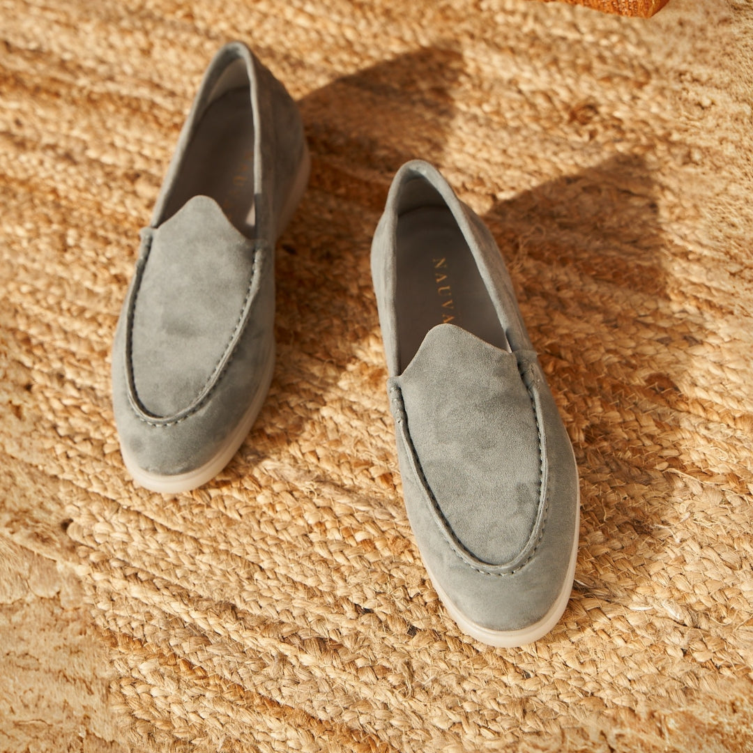 Nagra Loafer | Dark Stone Suede – Nauvab