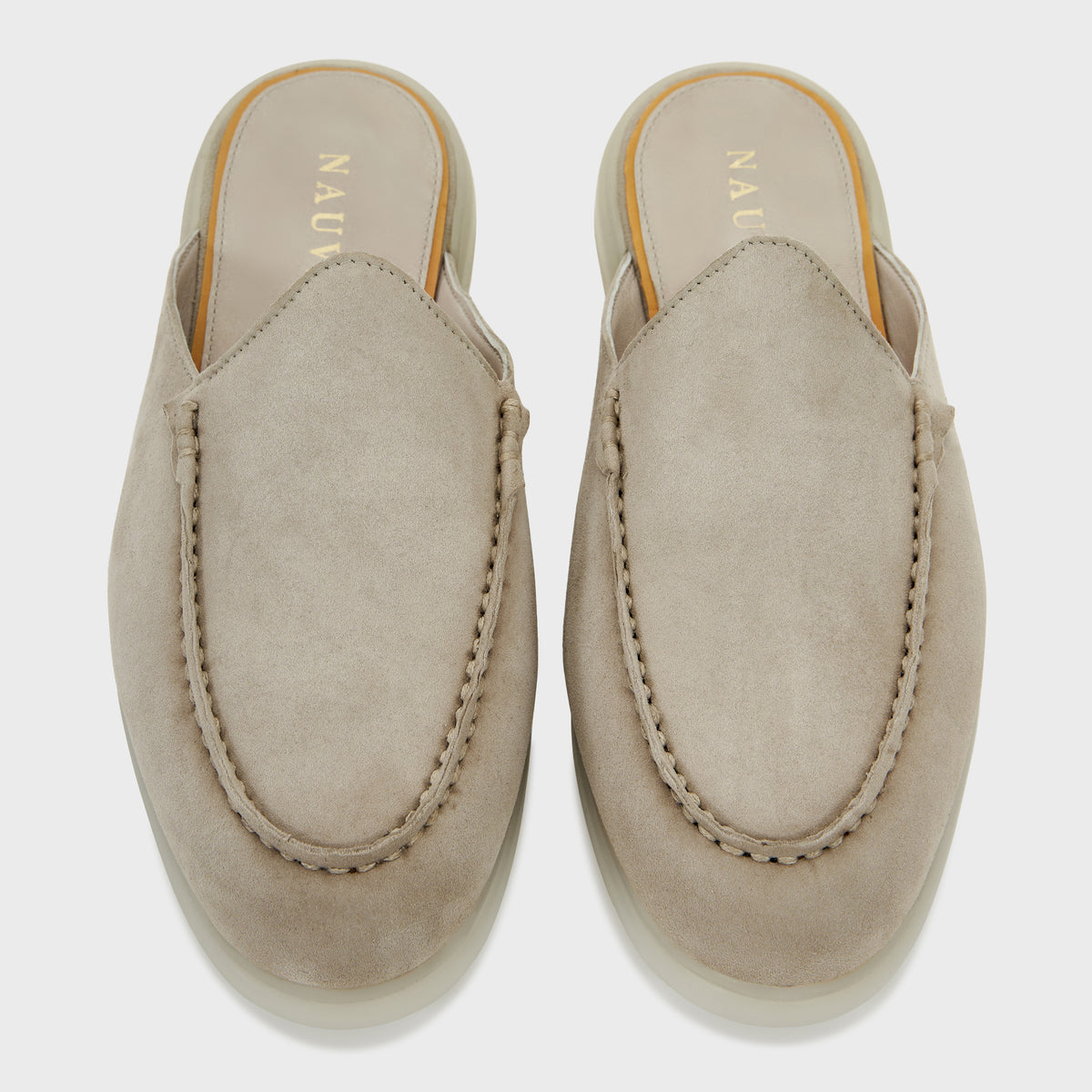 Nagra Mule | Stone Suede – Nauvab
